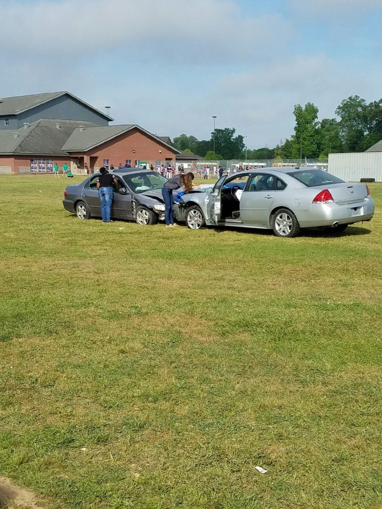 ICare Team Spirit Sponsors Mock Crash - Woodlawn High School